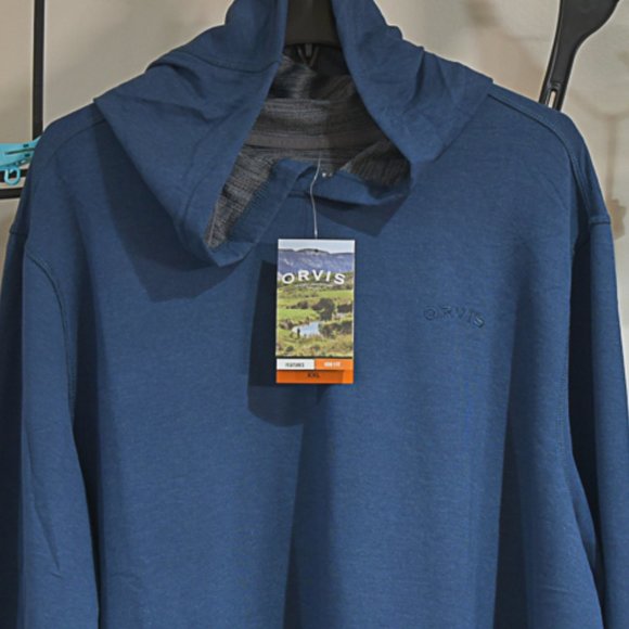 Orvis | Shirts | Orvis Men Northpoint Pullover Hoodie Xxl Xxl L M Blue ...
